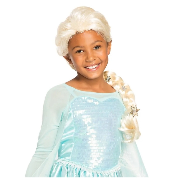 Disney | Costumes | Disney Frozen Elsa Blonde Braid Wig | Poshmark